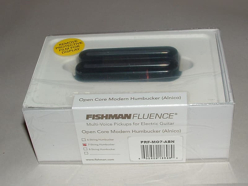 Fishman Fluence PRF-M07-ABN Open Core 7 String Alnico | Reverb