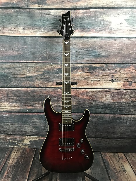 Used Schecter C-1 Plus with Hard Shell Case | Reverb UK