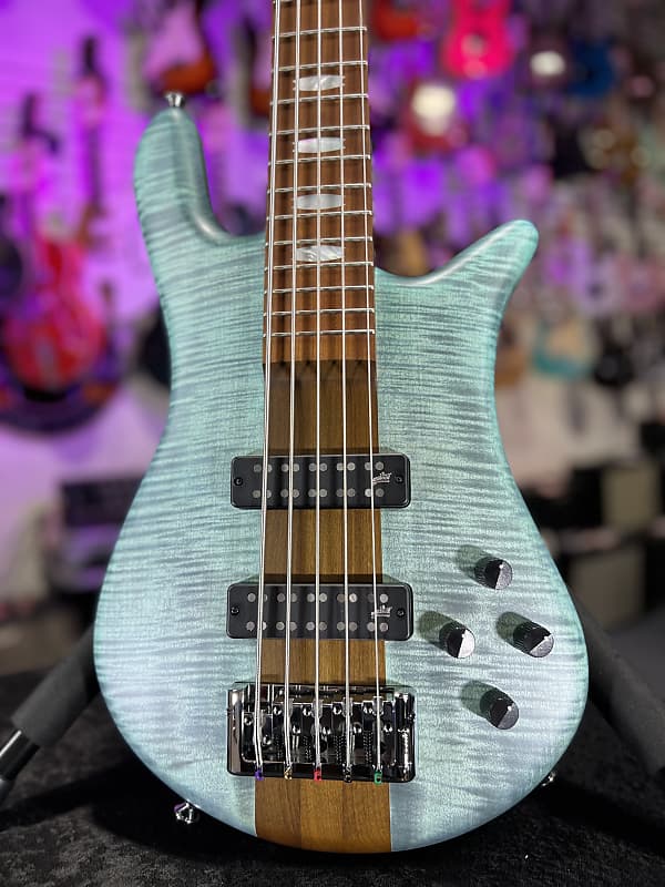 Spector Euro 5 RST Bass Guitar - Turquoise Tide *FREE PLEK | Reverb