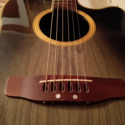 Applause acoustic electric guitar AE-38 Mid 80s - Green | Reverb