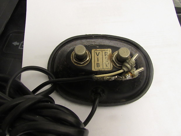 Fender Dual RCA foot Switch Pre CBS 1964 Black | Reverb