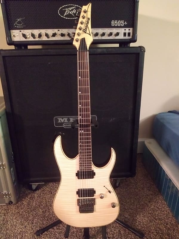 Ibanez RG721FM w/ Dimarzio Titans 2014 Natural Flat | Reverb