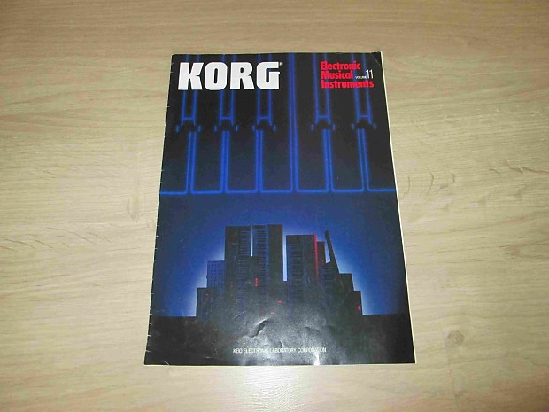 Korg Catalog Volume 11 –1984- Original Vintage Synthesizer | Reverb
