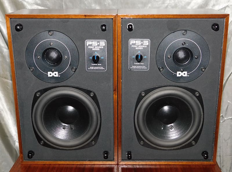 DESIGN ACOUSTICS Point Source PS.5 vintage stereo speakers | Reverb