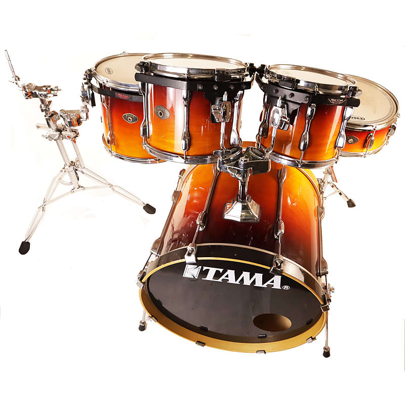 Tama Rockstar Shell Pack in Tobacco Fade | Reverb