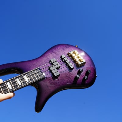 Spector Euro4LT - Violet Fade Gloss - EURO4LTVFGLH Left | Reverb