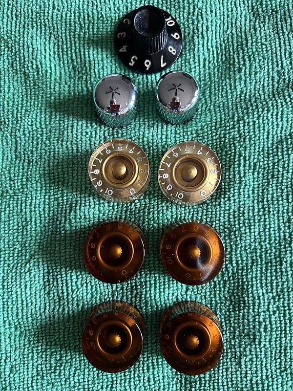Electric Guitar Vol and Tone Knobs for Gibson, Fender, PRS, | Reverb