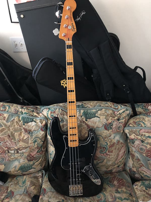 Squire with Tom Brantley electronics 90 Black | Reverb