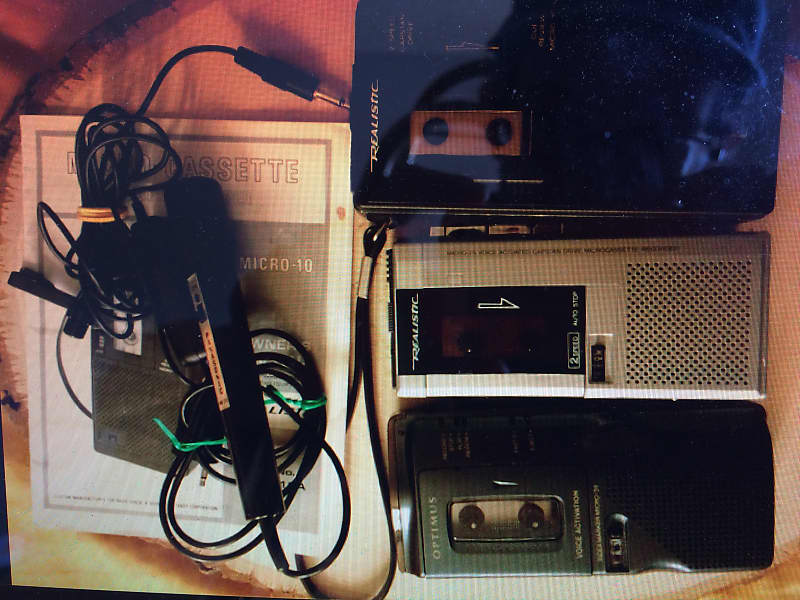 Realistic Microcassette Recorder (Dictaphone) Bundle with | Reverb