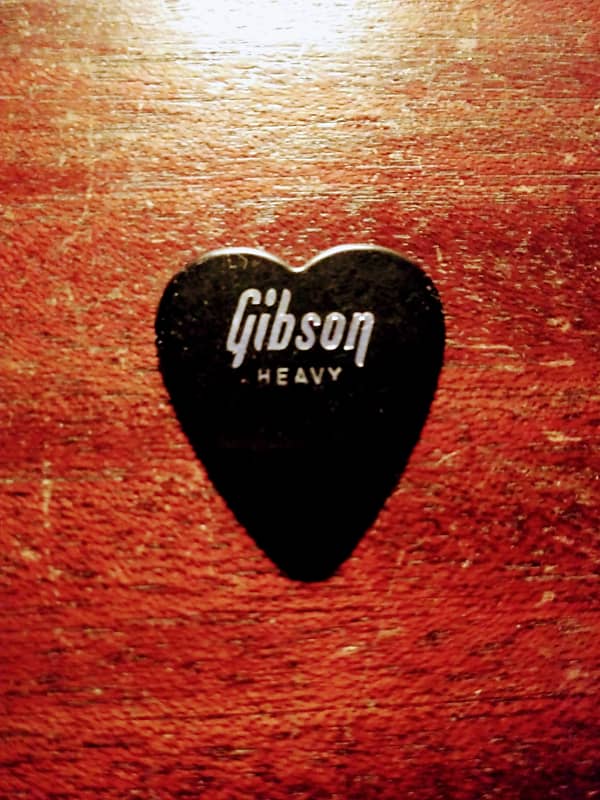 Vintage Gibson Heart Shaped Pick | Reverb