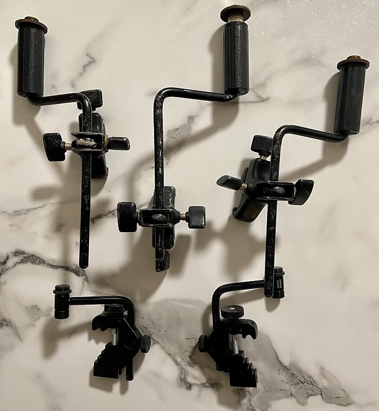 (3) LP Claw and (2) Shure A56D Rim Mic Clamps | Reverb