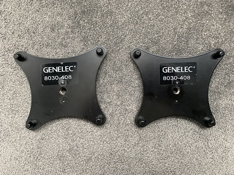 Genelec 8030-408 Stand Plates (Pair) - Black | Reverb