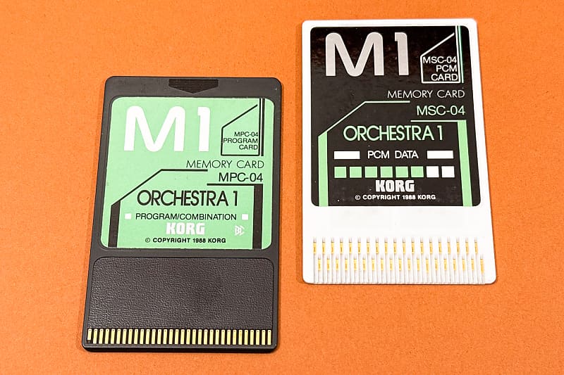Korg M1 Sound Card Set "Orchestra 1" MSC-04/MPC-04 | Reverb