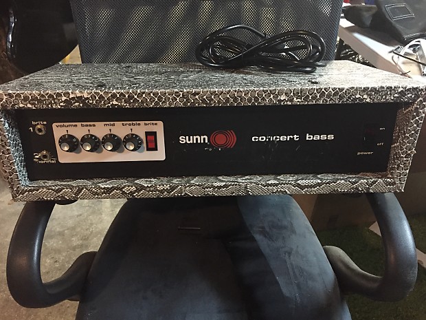 Sunn Concert Bass (200w) 80's | Reverb