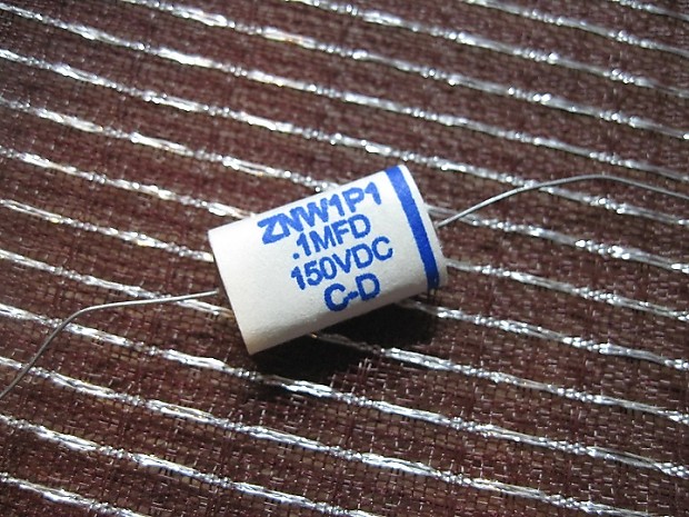 1958 - 1961 Reproduction .1mfd 150v Phone Book Tone Capacitor | Reverb