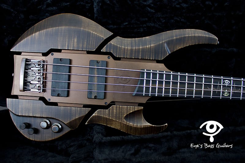 EBG-Instruments EBG-4 Jigsaw "Vintage Cross" 2022 brown satin | Reverb