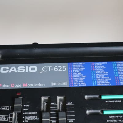 Casio CT-625 Black with Keyboard Stand | Reverb Brazil