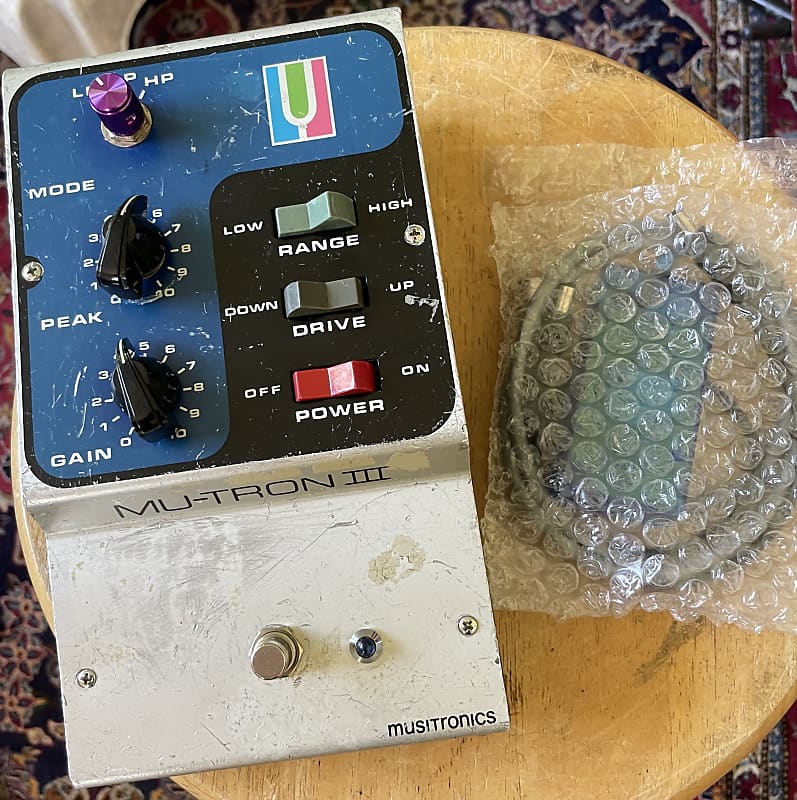 1973 Mu-Tron III Envelope Filter w/Adapter, Musitronics, | Reverb