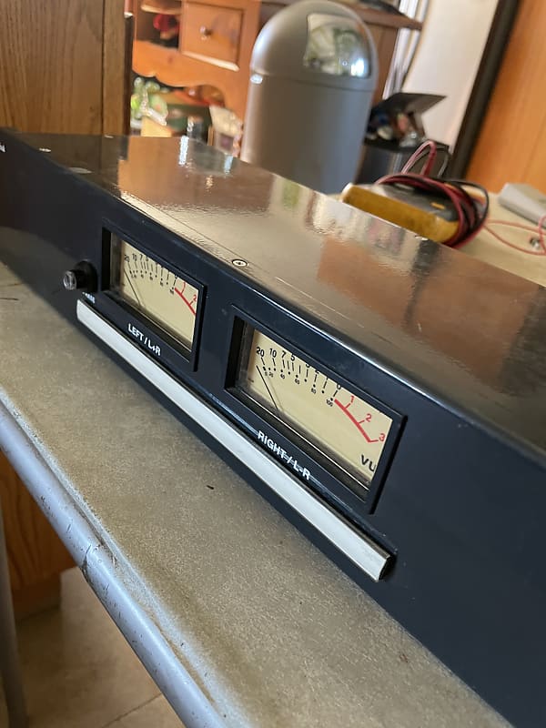 Logitek 2VU meter rack rare | Reverb