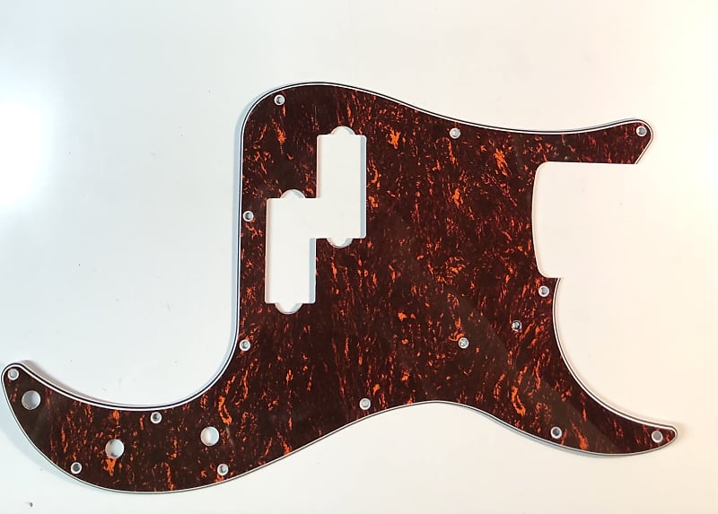 Precision P-Bass Style 4-Ply Pickguard - Tortoise Shell | Reverb