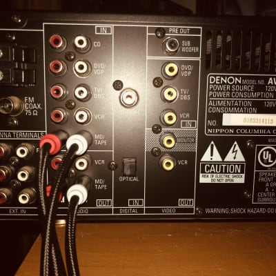 Denon AVR 1601 1980's - Black metal | Reverb