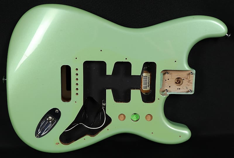 Fender Standard Stratocaster Strat Sea Foam Pearl Electric | Reverb