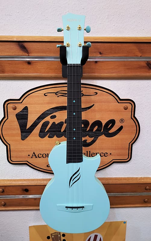 Enya Nova U Carbon Fibre Concert Ukulele Blue | Reverb