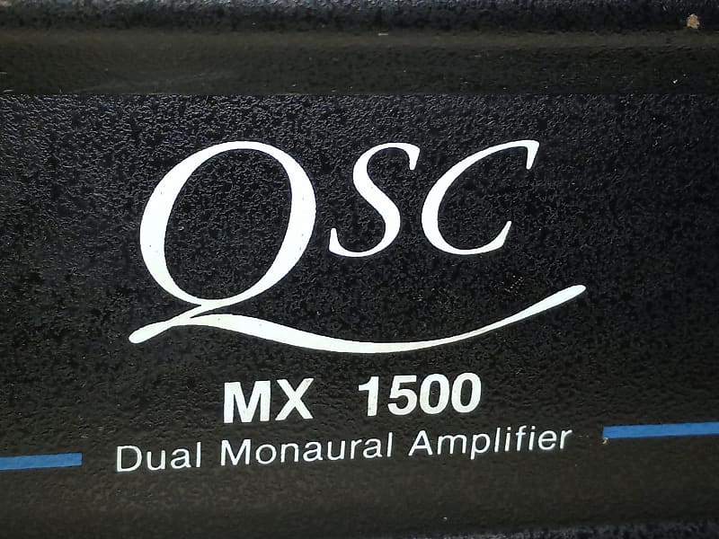 QSC MX1500 Tested and Working Great Shape with Original | Reverb