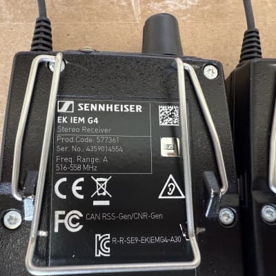 Sennheiser EK IEM G4 – Frequency Range A Lot of 4, | Reverb UK