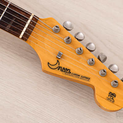 1980s PGM Moon ST-248 S-Style Guitar Lake Placid Blue | Reverb Canada