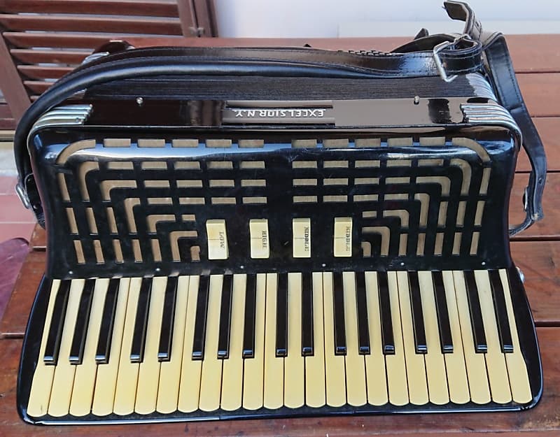 EXCELSIOR NY NEW YORK N.Y. Vintage Accordion VERY RARE 140 | Reverb
