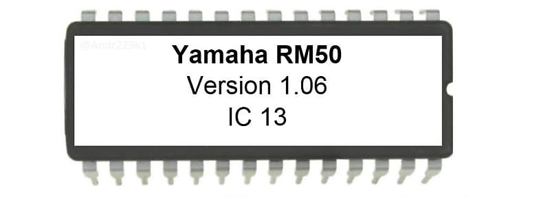 Yamaha Rm50 Latest Os V 1.06 Eprom Firmware Upgrade | Reverb Canada