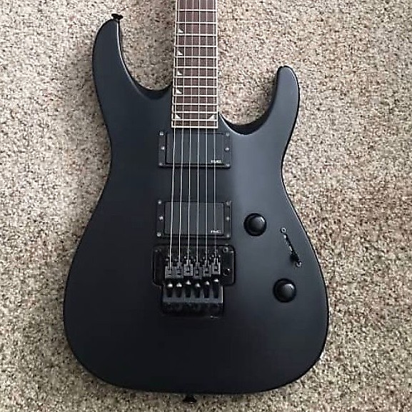 Jackson DKMG W/EMG 81-85 90's Flat Black | Reverb