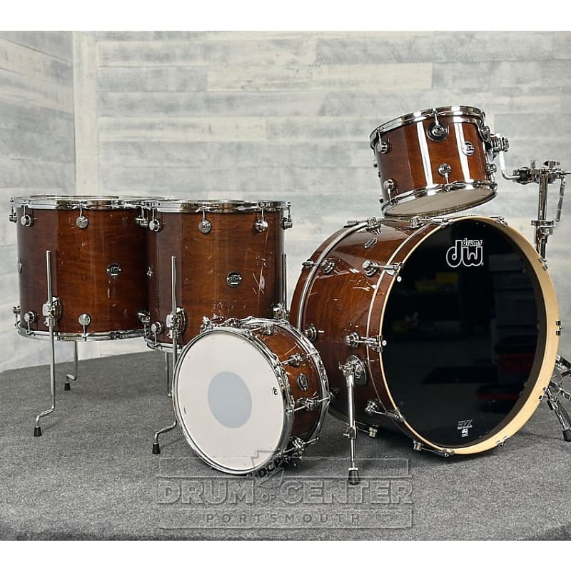 DW Performance 5pc Drum Set w/24"BD Walnut Lacquer - DCP | Reverb