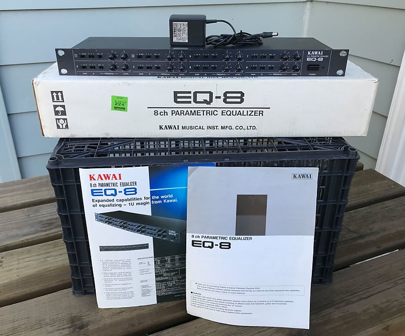 KAWAI EQ-8 8ch Analog Parametric Equalizer w/ original power | Reverb