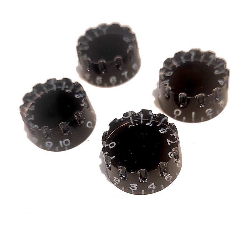 4 Black notch Speed Knobs metric 18 splines | Reverb Canada