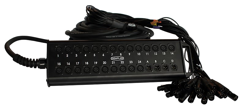 Digiflex HE24-4X-100 100' ft feet 24 x In XLR 4 x Return | Reverb