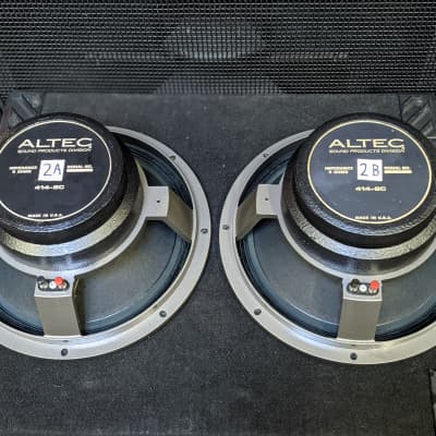 Matched Pair #2 - Altec Lansing 414-8C Alnico Magnet 12" | Reverb