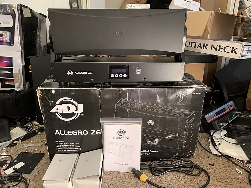 American DJ Allegro Z6 zoomable wash and motorized tilt | Reverb