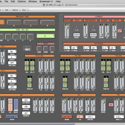Virtual JD-800 editor / programmer - Roland JD-800 / JD-990* | Reverb