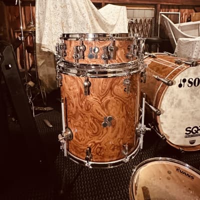 Sonor SQ2 Drum set High Gloss Walnut Root | Reverb