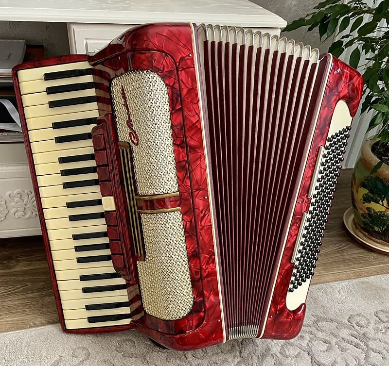 Stradella Concert Piano Accordion 120 Bass Made in | Reverb France