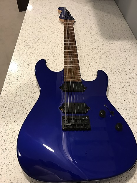 Fender Squire Stagemaster 7 Blue Cobalt | Reverb