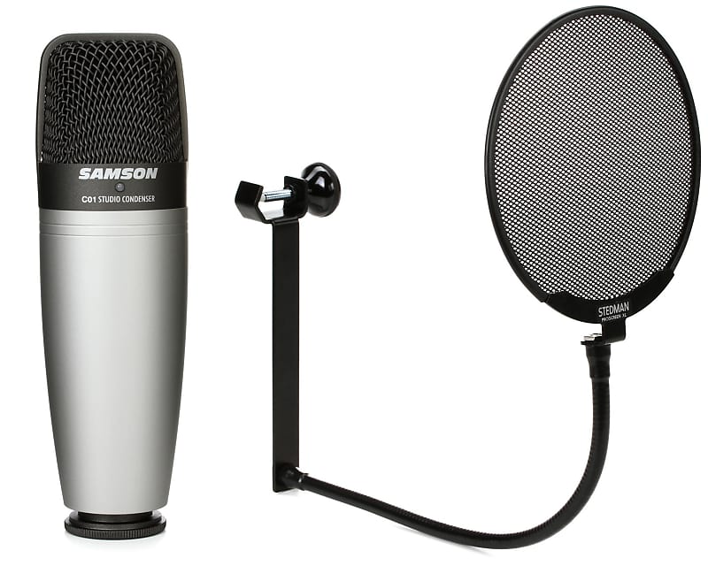 Samson C01 Large-diaphragm Condenser Microphone Bundle with | Reverb
