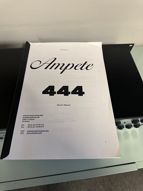 Ampete 444 2021 - Schwarz | Reverb