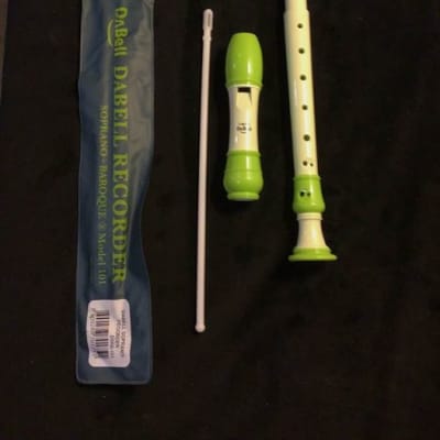 Dabell - Recorder - 3 Piece - Green (Made in Korea) | Reverb