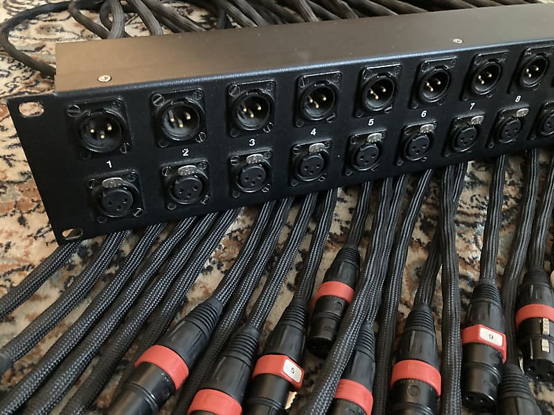 Vovox Custom Made XLR High End Patchbay + Vovox Patchcables | Reverb