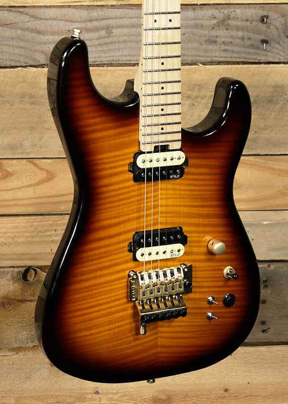 FU-Tone FU PRO Electric Guitar 2-Tone Sunburst w/ Gigbag | Reverb