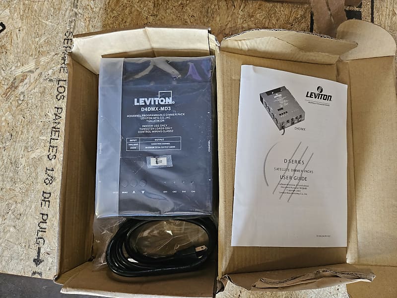 Leviton Dimmer pack 3pin DMX 1/2/4 channel 2400W 120V 15A - | Reverb