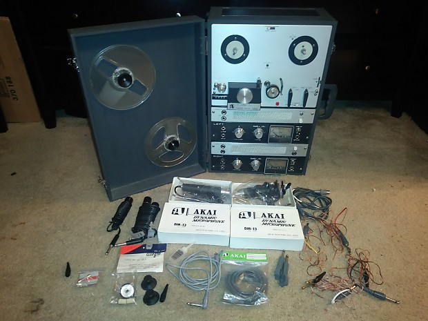 AKAI M-8 Crossfield Vacuum Tube Reel to Reel Player/Recorder | Reverb